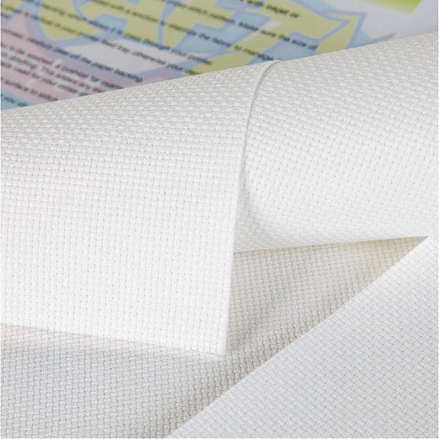 Printable Aida 14 count cotton white | Gecko Paper